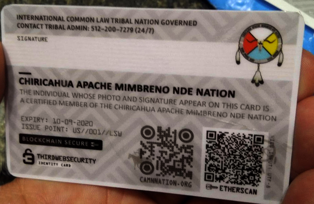 Tribal Citizenship – Chiricahua Apache Mimbreno Nde Nation